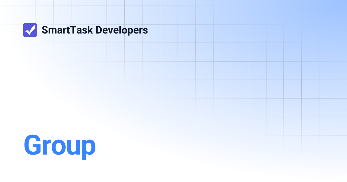 Group | SmartTask Developers